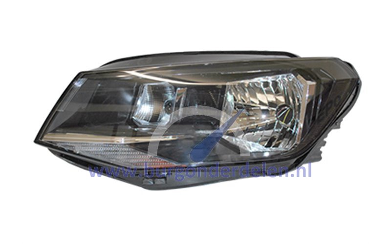 Koplamp links H4 met elek. motor geschikt voor Caddy 2015-2020