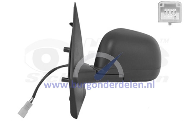 Lodgy Buitenspiegel elektrisch volledig links verwarmd zwart 5 pin ...